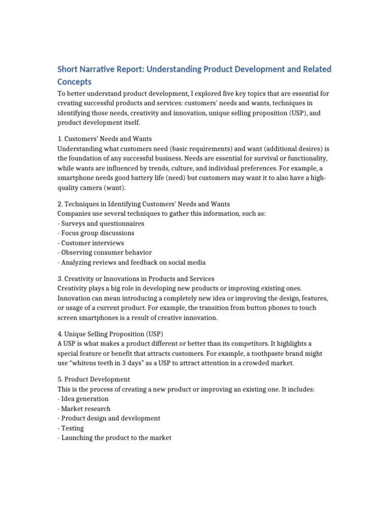 Key Insights on Product Development | PDF