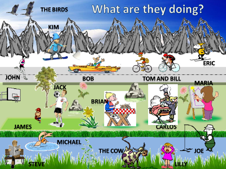 Present Continuous PPT 3 | PDF