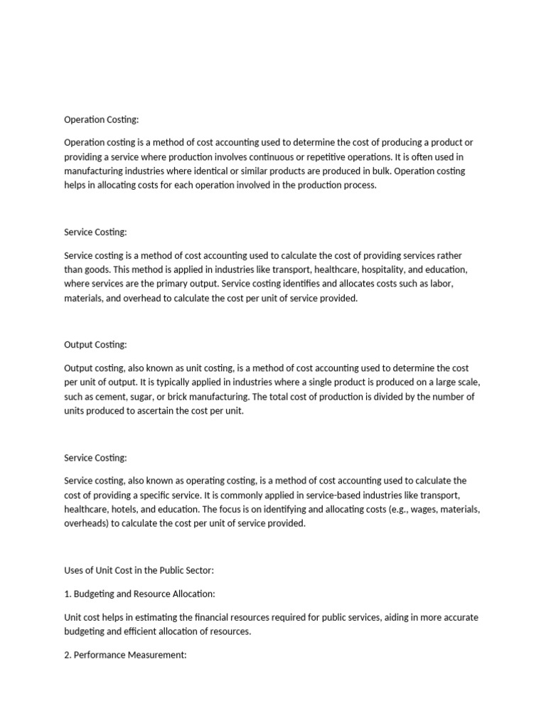 Topic 9 | PDF | Cost | Policy