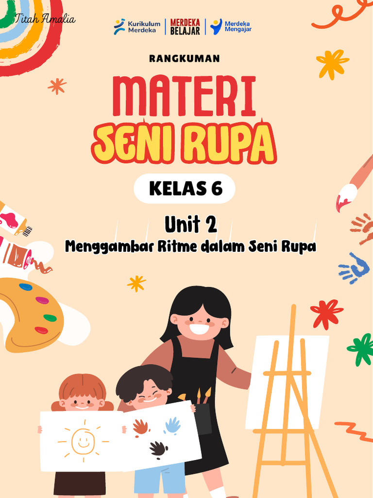 Rangkuman Seni Rupa Kelas 6 Unit 2 Menggambar Ritme Dalam Seni Rupa | PDF