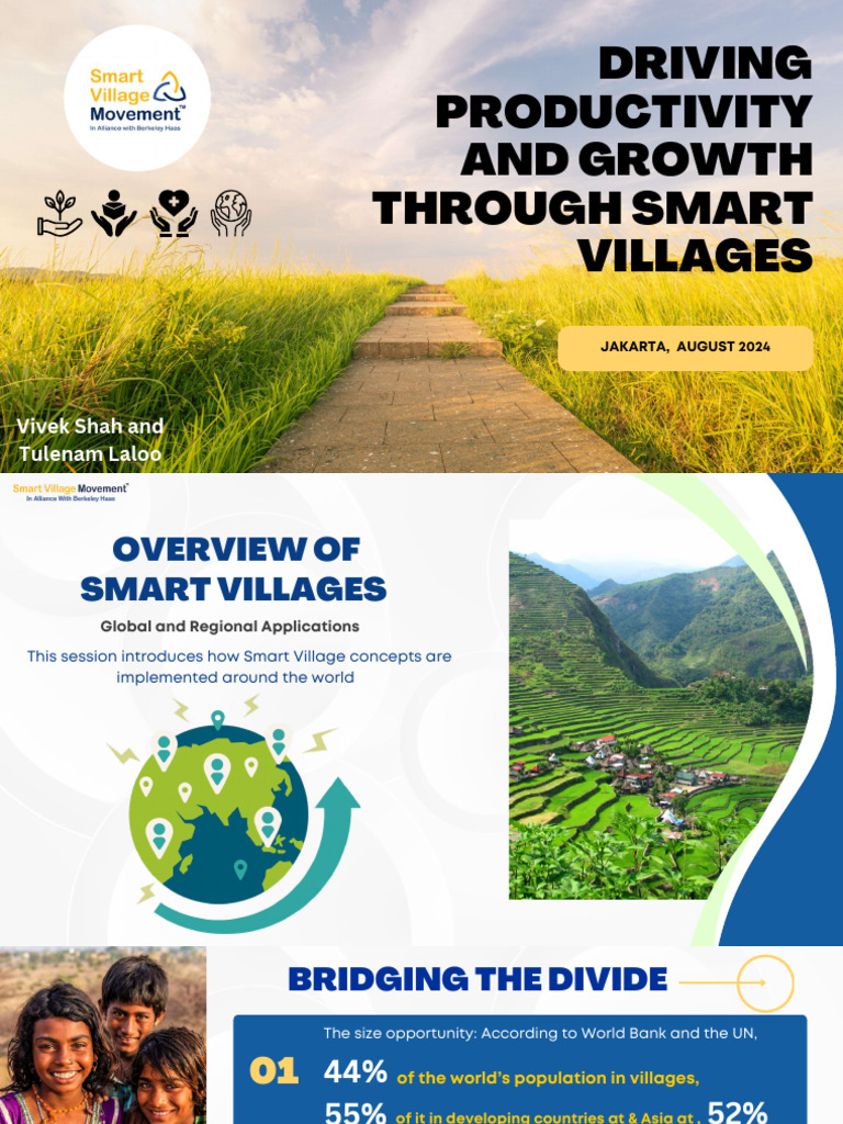 Session 1&6&7 (DAY1&2) Smart Village Movement in India | PDF ...
