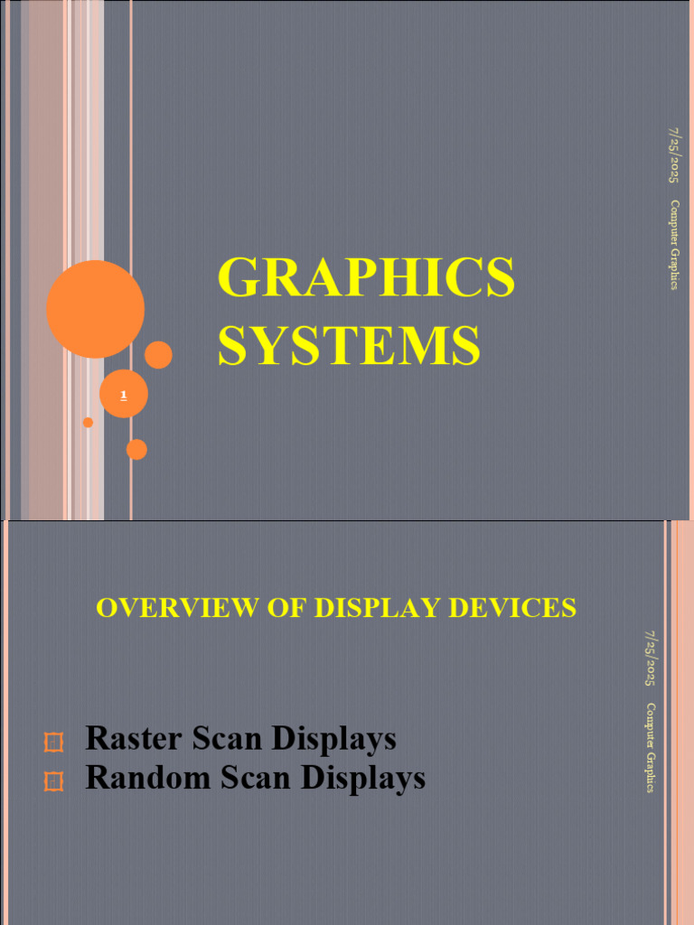 Raster and Random Scan and Raster Scan Display Processor | PDF ...