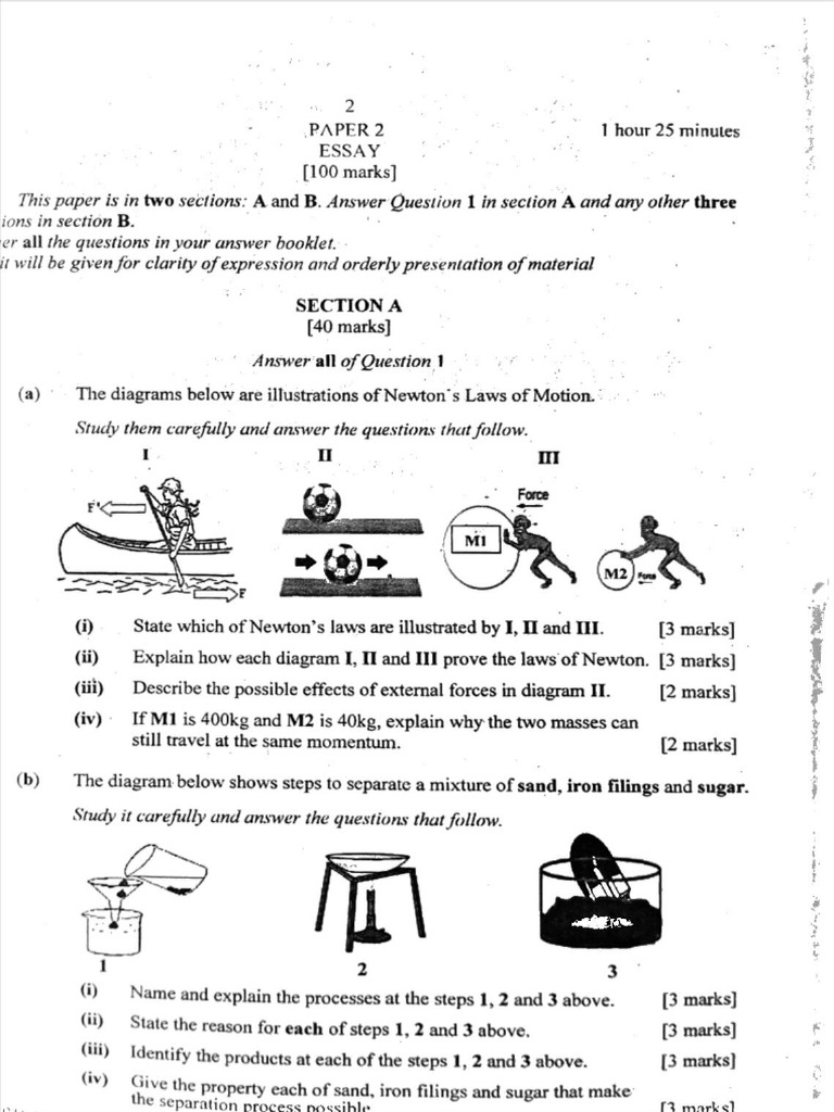 Sir Isaac Bece Science Trials 2025 | PDF