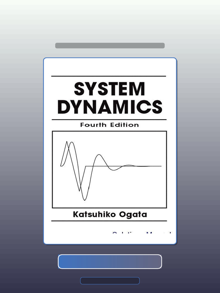 System Dynamics 4th Edition Ogata Ebook and TestBank Bundle Unlocked ...