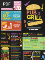 Hungry Horse Menu Overview | PDF | French Fries | Hamburgers