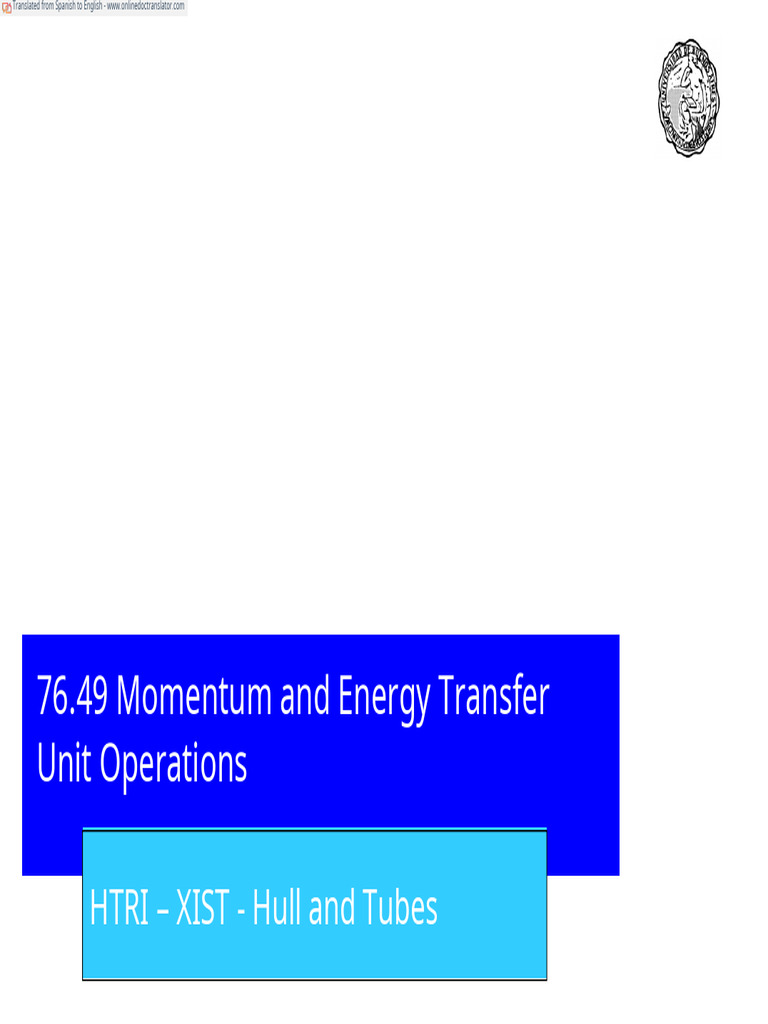 2013 Htri Tutorial - Es.en PDF | PDF | Viscosity | Heat