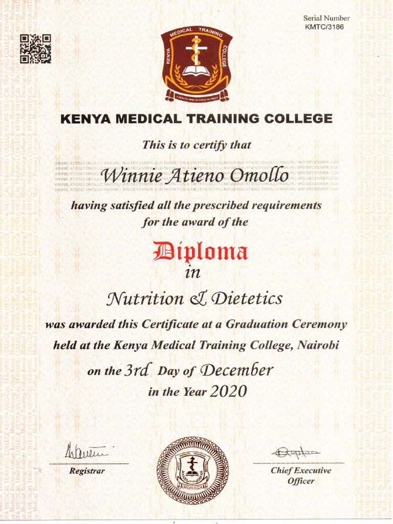 Cert and Transcript | PDF