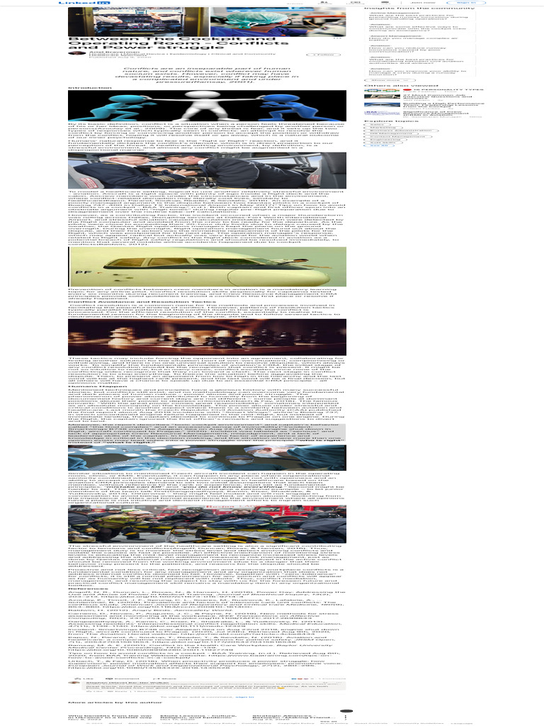 Between Cockpit Operati Room Conflicts Power Ariel Braverman | PDF ...