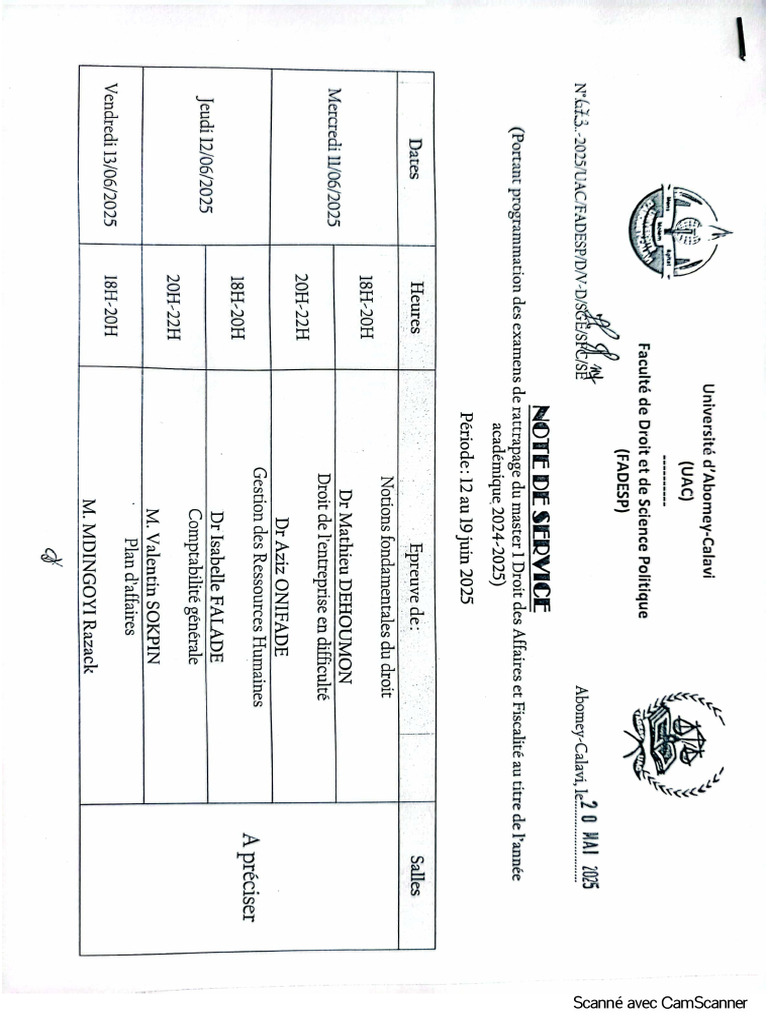 Examen de Rattrapage Master 1 DAF | PDF