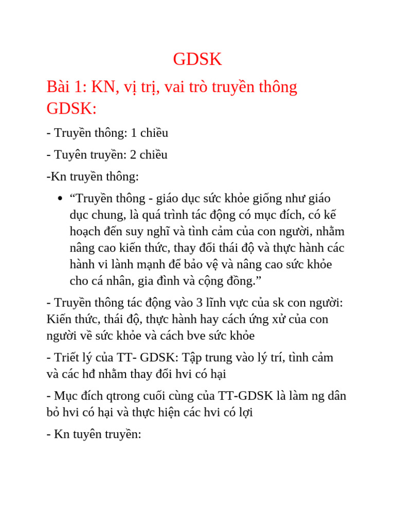 GDSK | PDF