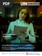 Plan de Estudios Licenciatura en Derecho UVM | PDF | Derecho penal | Justicia