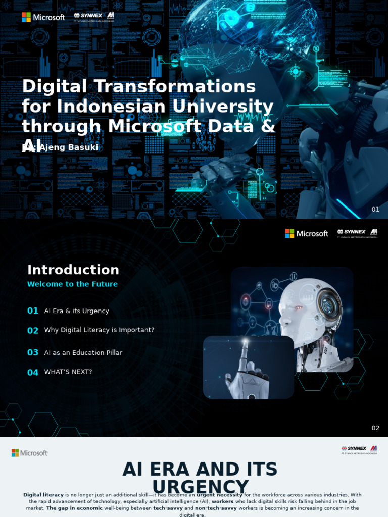 Digital Transformations For Indonesian University Through Microsoft Data & AI | PDF | Artificial ...