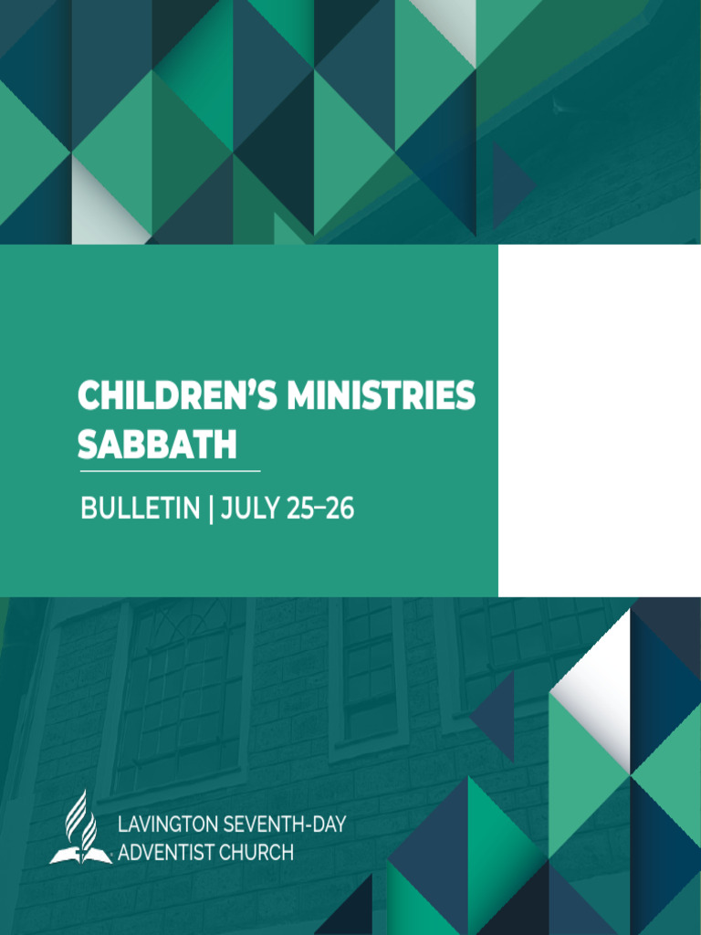 Lavington SDA Church Bulletin: July 2025 | PDF | Jesus | Seventh Day ...