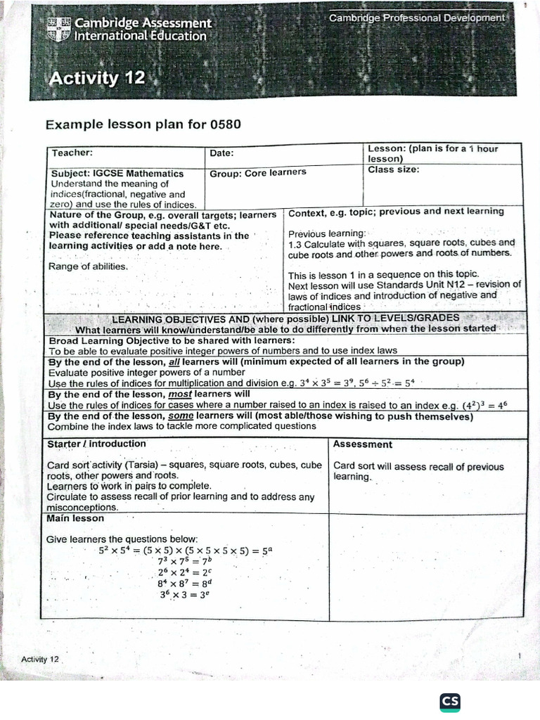 Less Plan PG 1 | PDF
