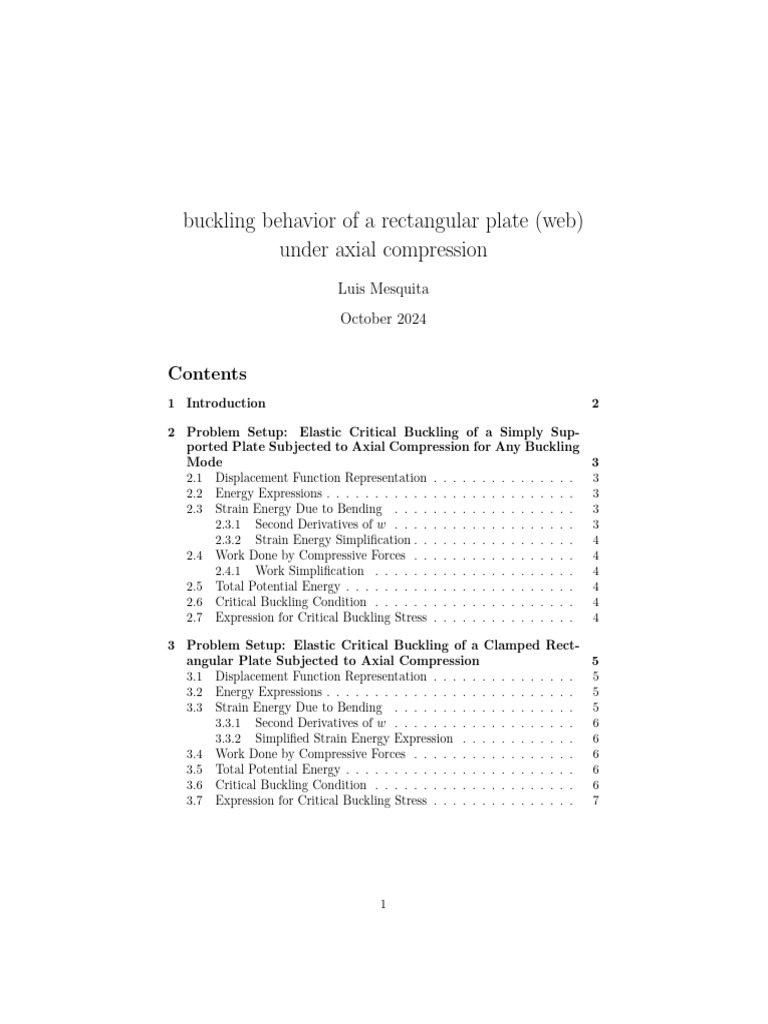 Axial Buckling | PDF | Buckling | Beam (Structure)