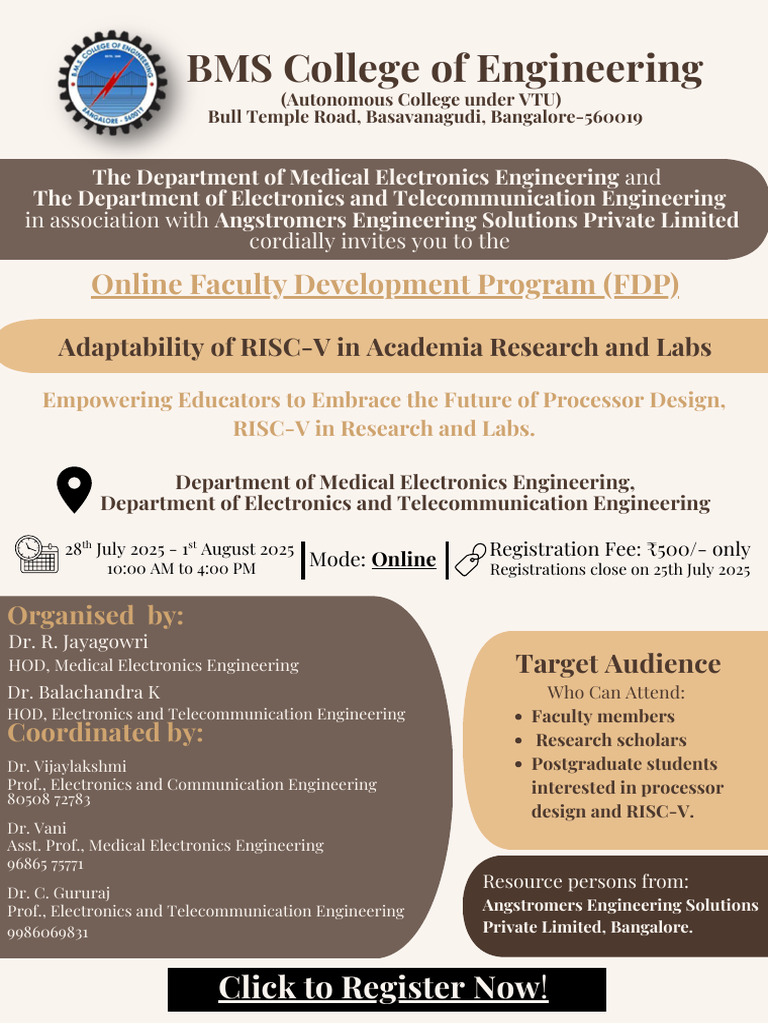 Online FDP Bmsce 2025 | PDF