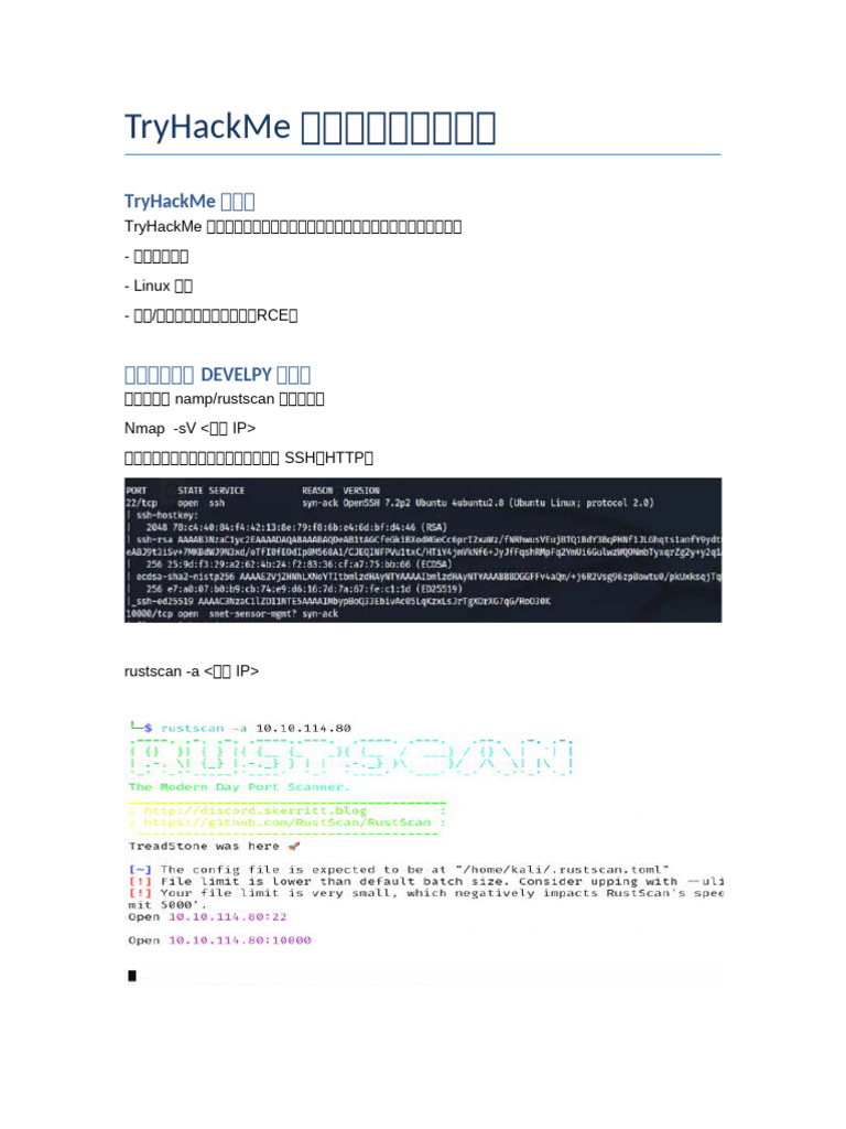 TryHackMe Learning Notes | PDF