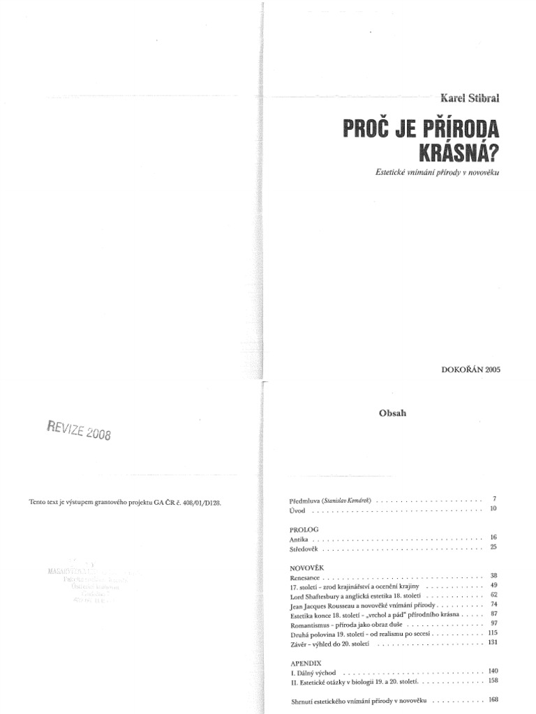 Stibral Karel - Proc Je Priroda Krasna PDF | PDF