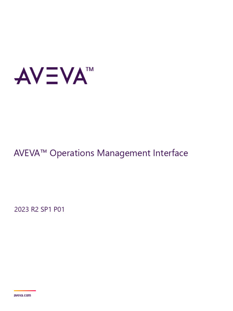 Avevatm Operations Management Interface 6-3-2025 | PDF | Computing ...