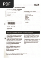 NHS Hospital Appointment Letter Template | PDF | National Health ...
