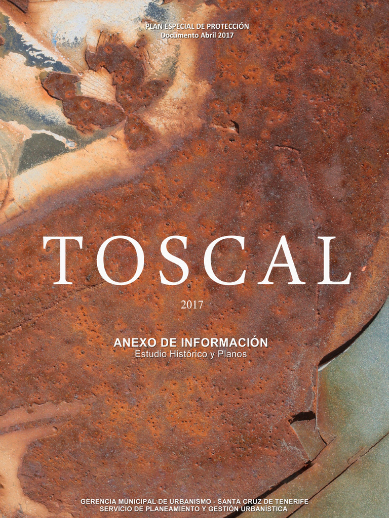 El Toscal (Anexo Estudio Histórico) Santa Cruz de Tenerife | PDF ...