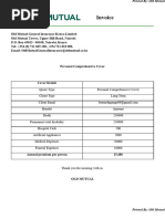 OM Reimbursment Claim Form | PDF