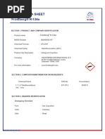 R134a Refrigerant Safety Data Sheet | PDF