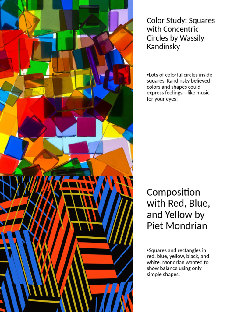 Abstract Art Examples For Kids | PDF