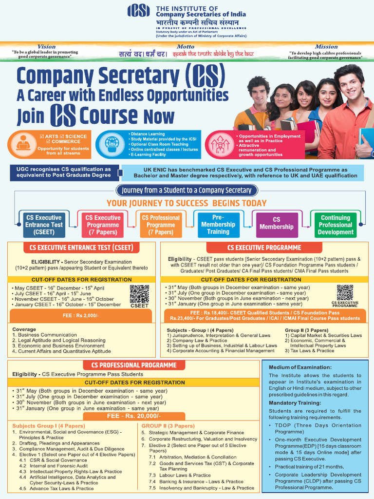 ICSI Students Leaflet | PDF