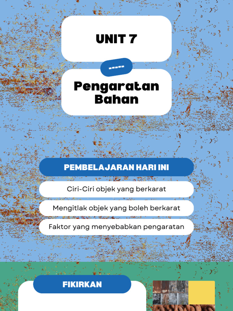 UNIT 7 Pengaratan Bahan | PDF