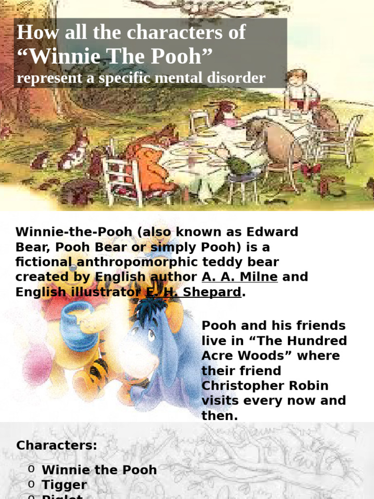 Winnie the Pooh Characters' Disorders | PDF | Winnie The Pooh ...