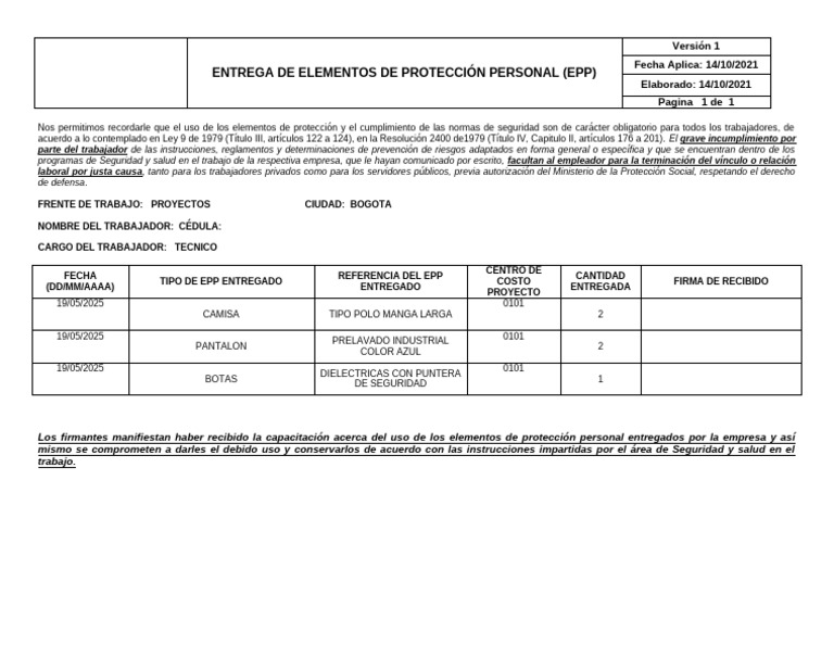 Entrega de Epp | PDF | Justicia | Crimen y violencia