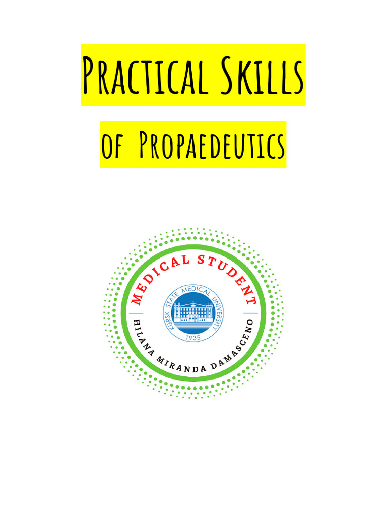 Propaedeutics: Practical Skills Guide | PDF | Thorax | Breathing