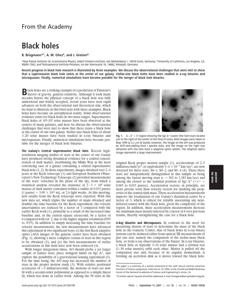 Advances in Black Hole Research | PDF | Black Hole | General Relativity