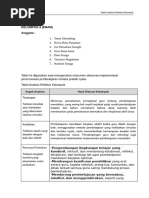 Jurnal Refleksi Pembelajaran Deep Learning | PDF