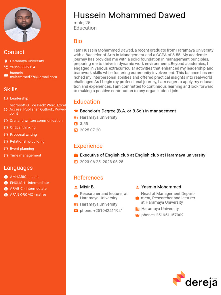 Hussein Cv | PDF | Learning