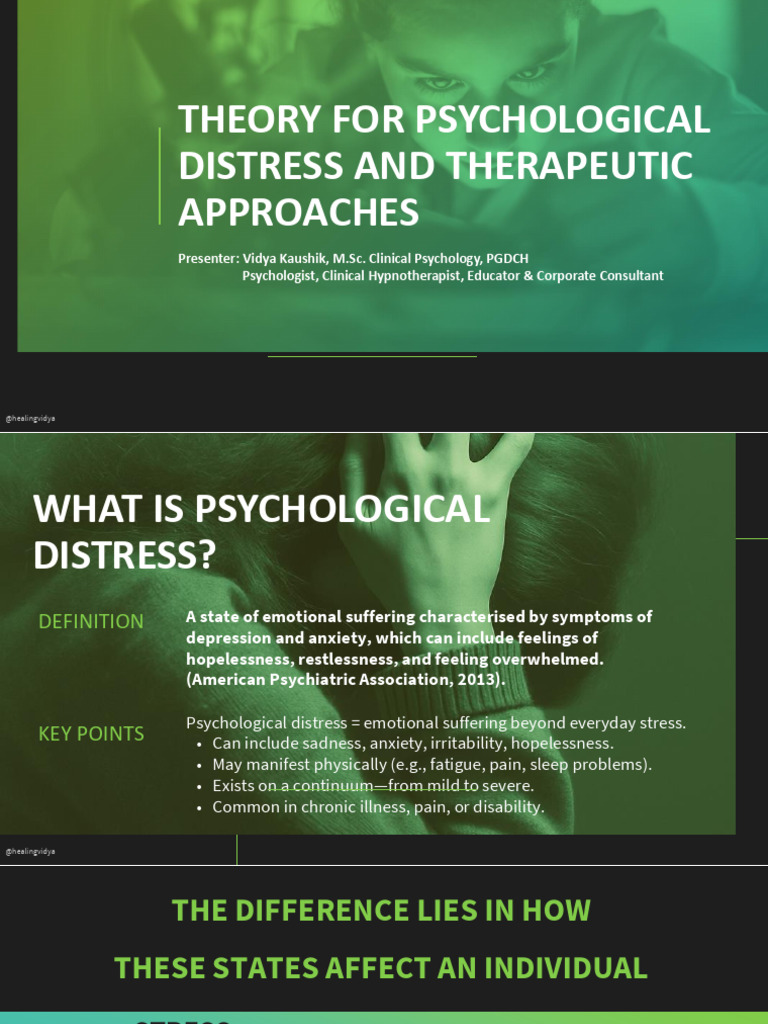 Psychological Distress Theories Explained | PDF | Stress (Biology ...