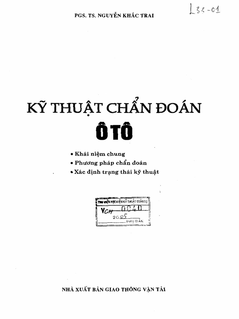 Ky Thuat Chuan Doan Oto (Nguyen Khac Trai) | PDF