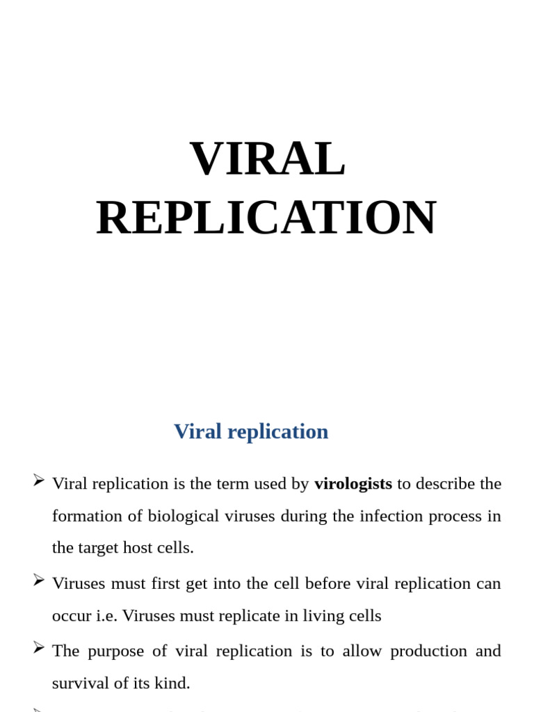Virus Replication Process Explained | PDF | Virus | Molecular Biology