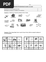 Évaluation CM1/CM2 : Les êtres vivants | PDF | Pollinisation | Fleurs