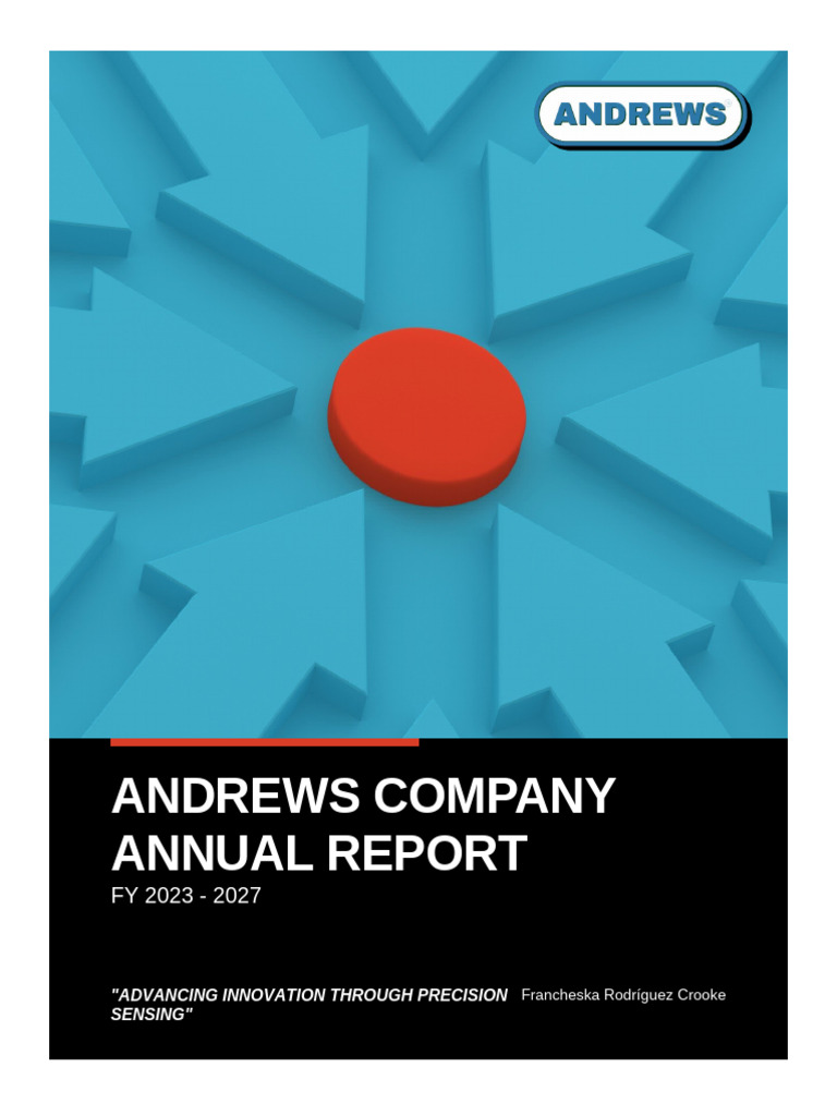 Informe Anual 2023-2027 de Andrews Company | PDF | Calidad (comercial ...