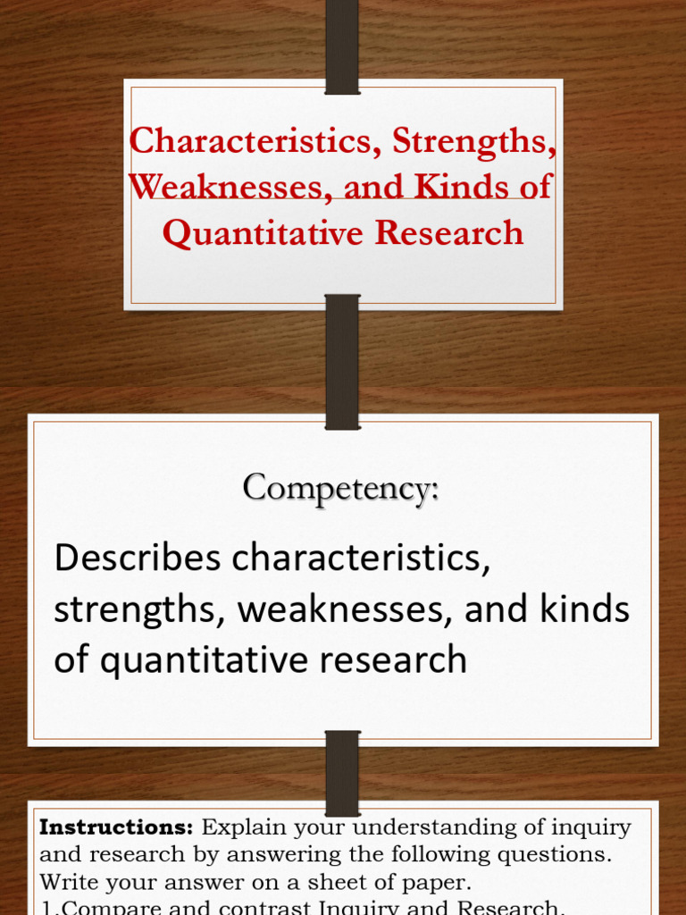 PR2 Q1 W1 3 Characteristics Strengths Weaknesses and Kinds | PDF ...