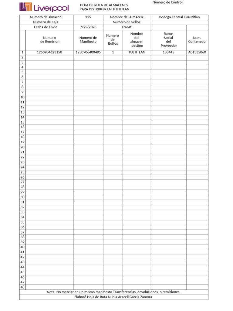 Nueva Hoja Ruta 125 (2) | PDF