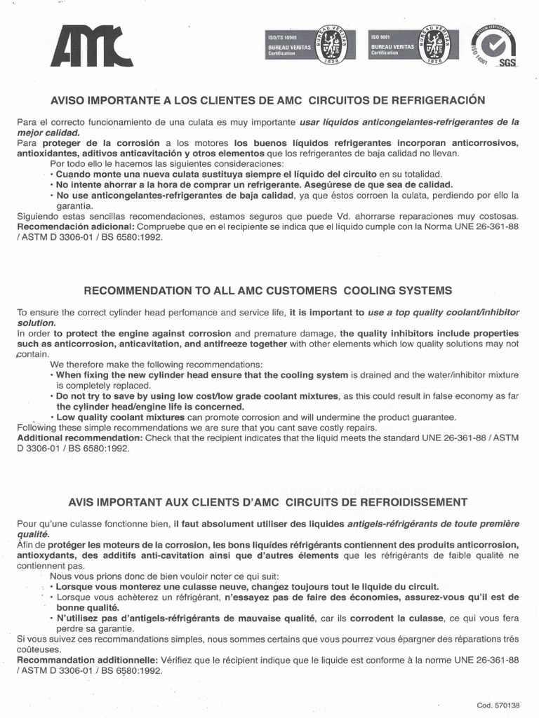Notice AMC LDR | PDF