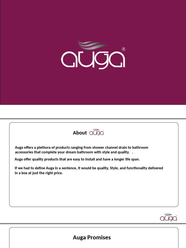 Auga Drains PLANNED - PPT - Updated Presentation | PDF