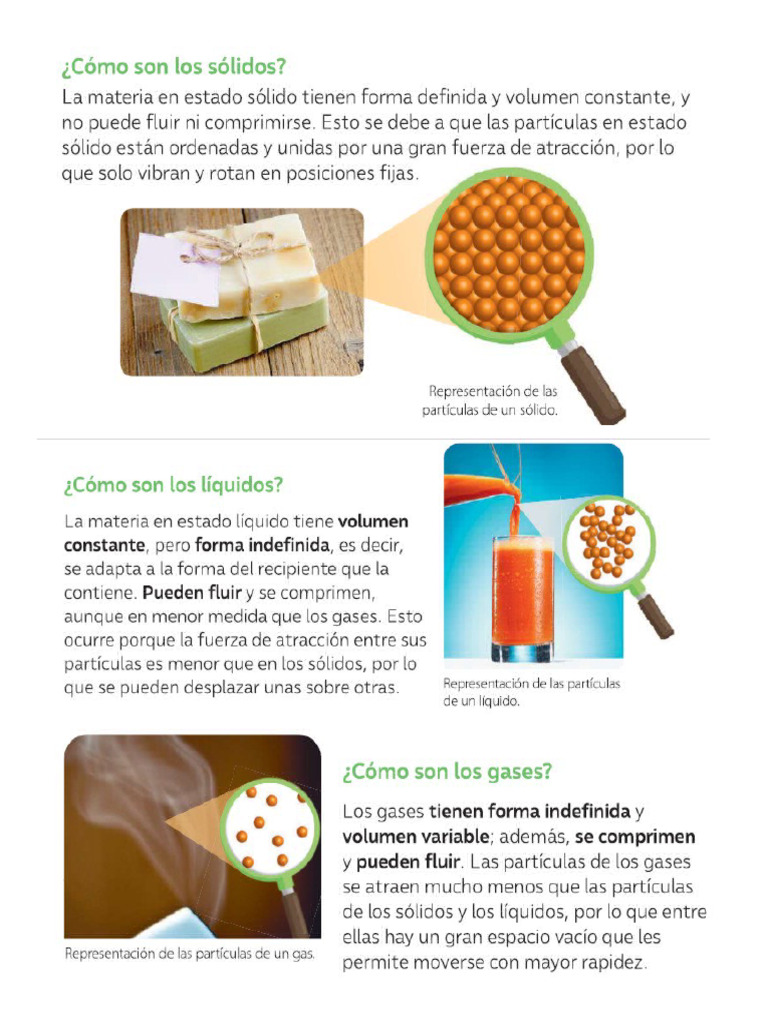 Sólidos, Líquidos y Gases | PDF