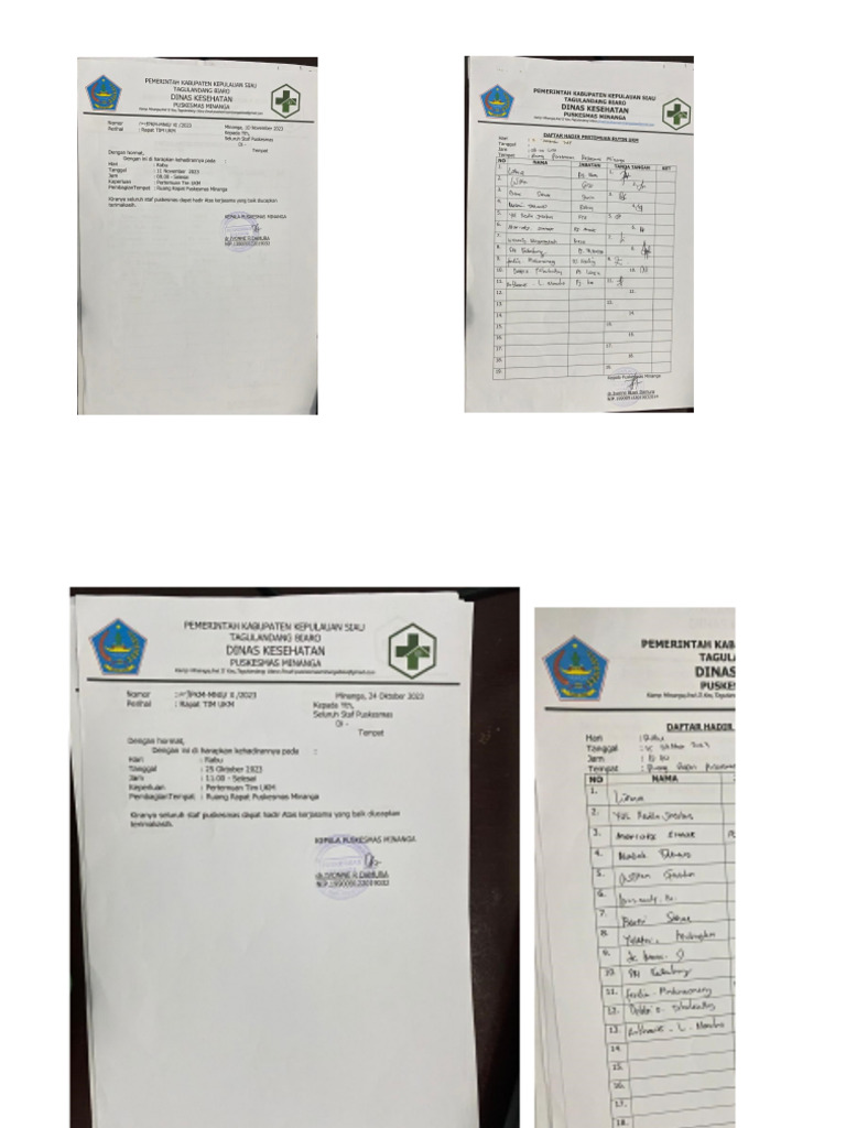 Bukti Rapat Ukm | PDF