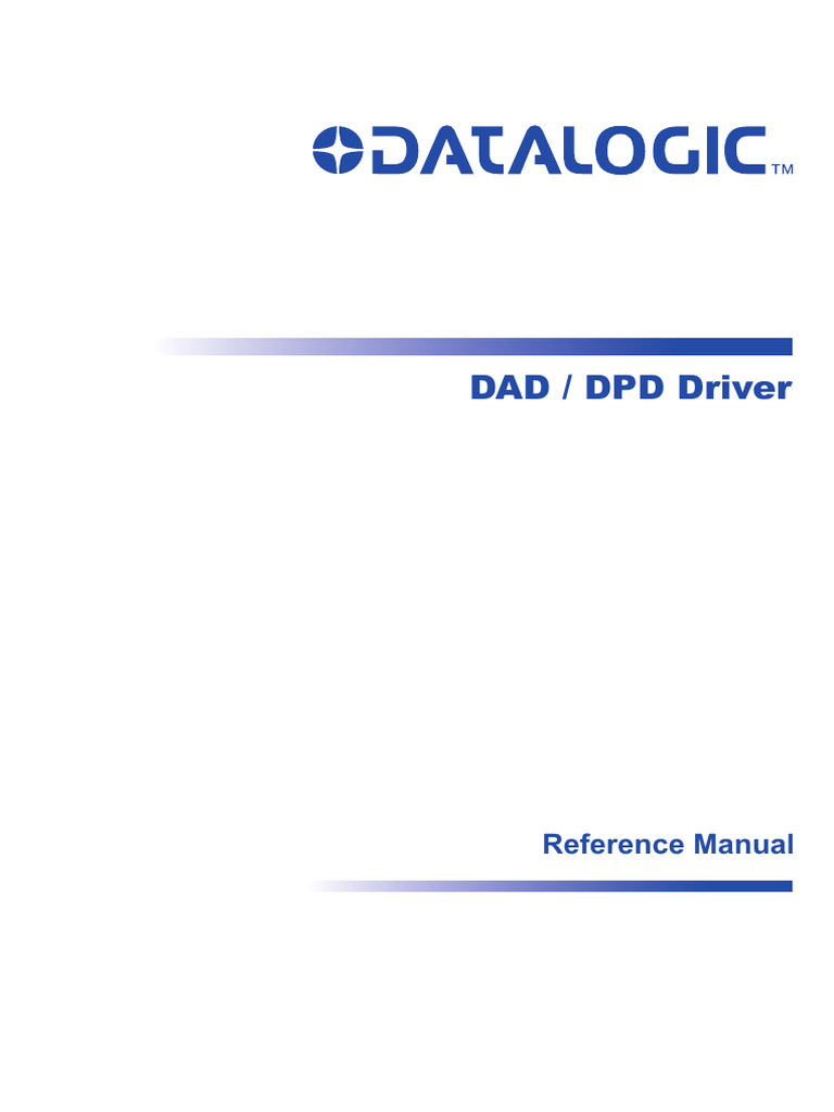 DAD - DPD Driver Reference Manual | PDF | Transmission Control Protocol | Bit