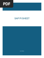 Understanding SAP PI Sheets Basics | PDF | Software | Digital Technology