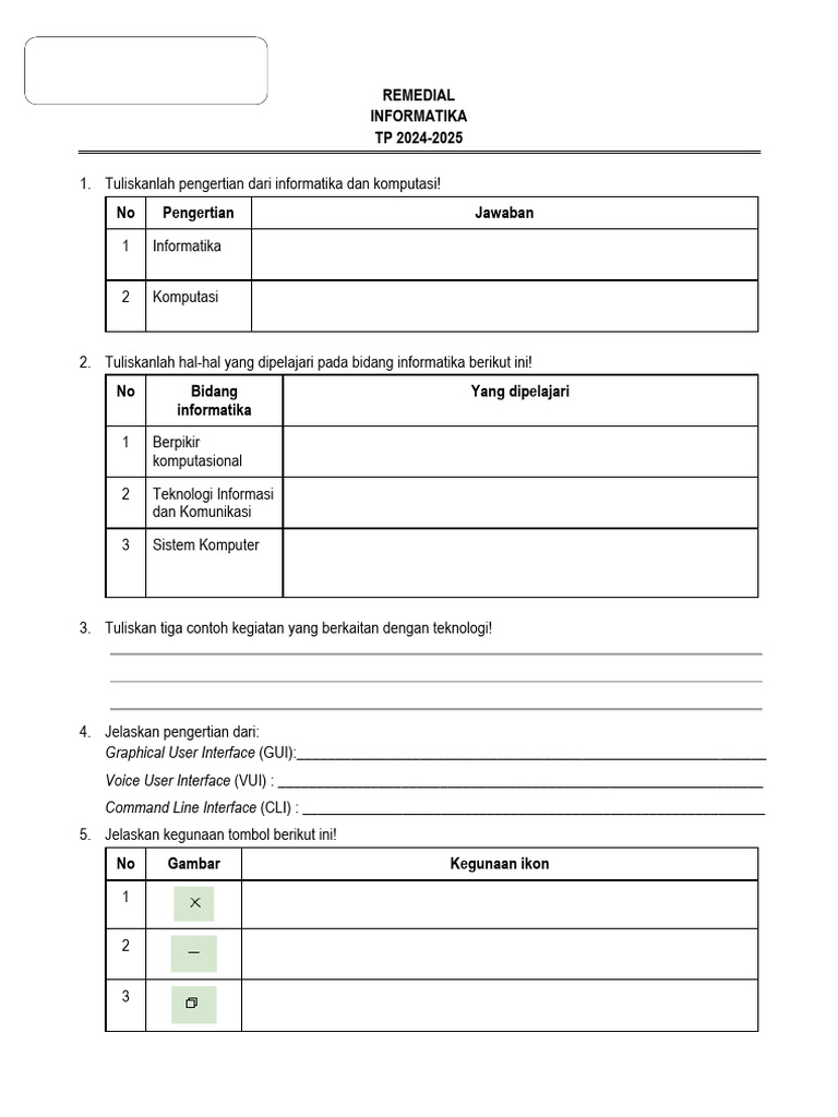 Contoh VUI dalam Informatika | PDF
